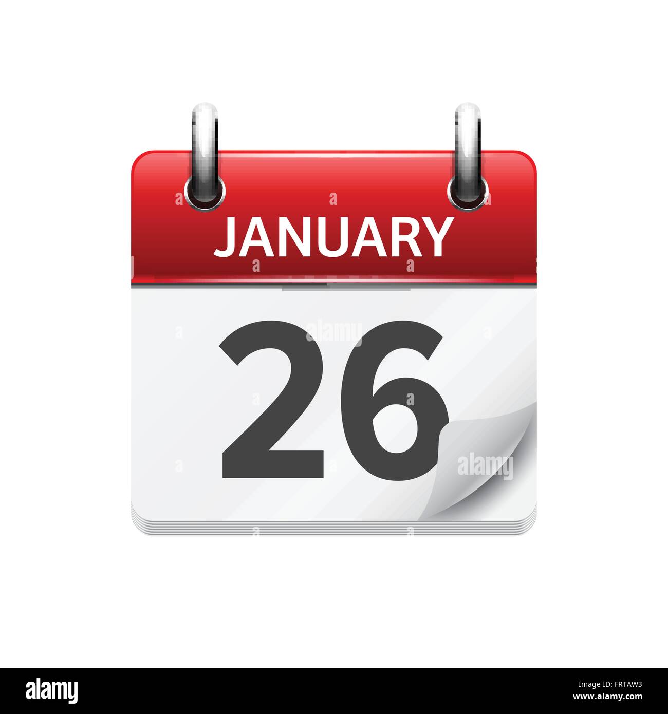 26 january calendar hi-res stock photography and images - Alamy