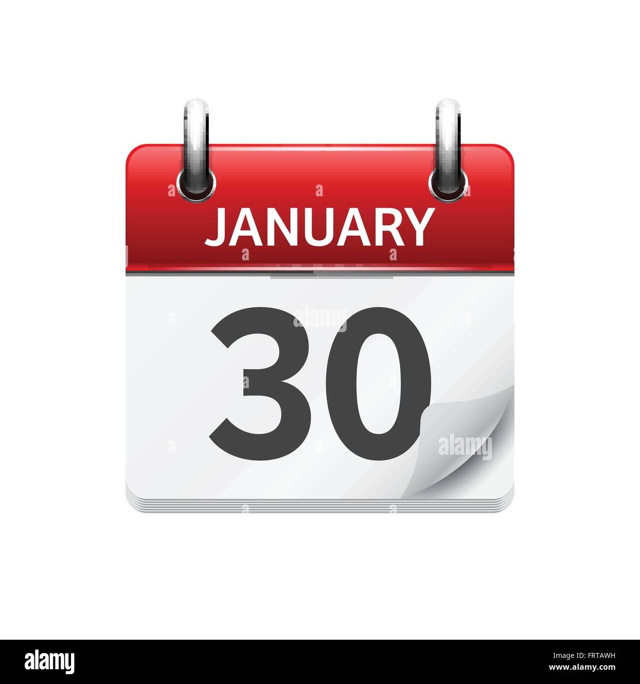 30 january icon hi-res stock photography and images - Alamy