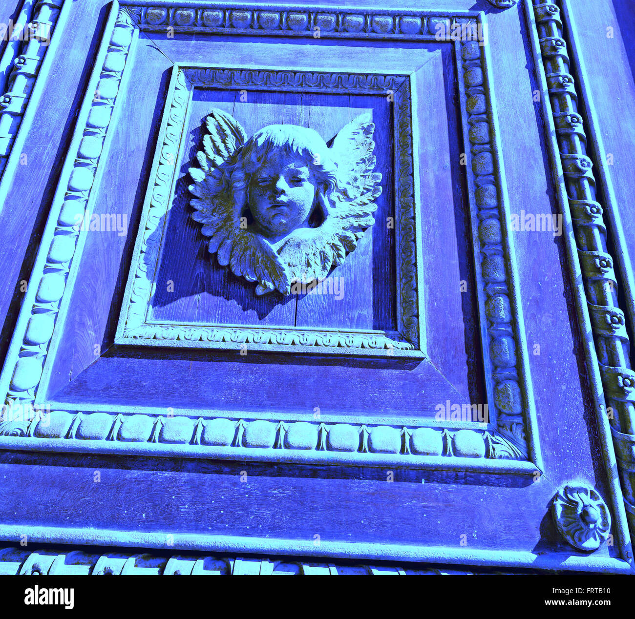 abstract angel texture of a brown antique wooden old door Stock Photo ...