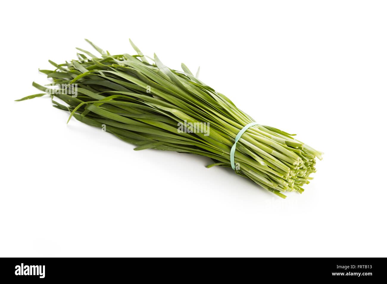 Chinese chives, popular green vegetable in asia Stock Photo - Alamy