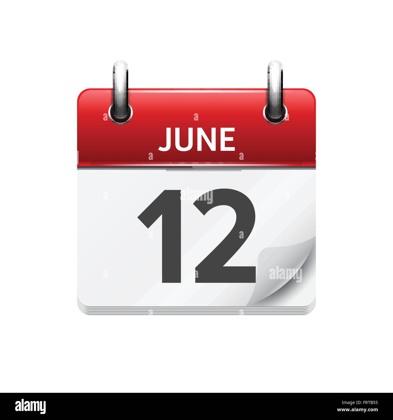 12 june calendar hi-res stock photography and images - Alamy