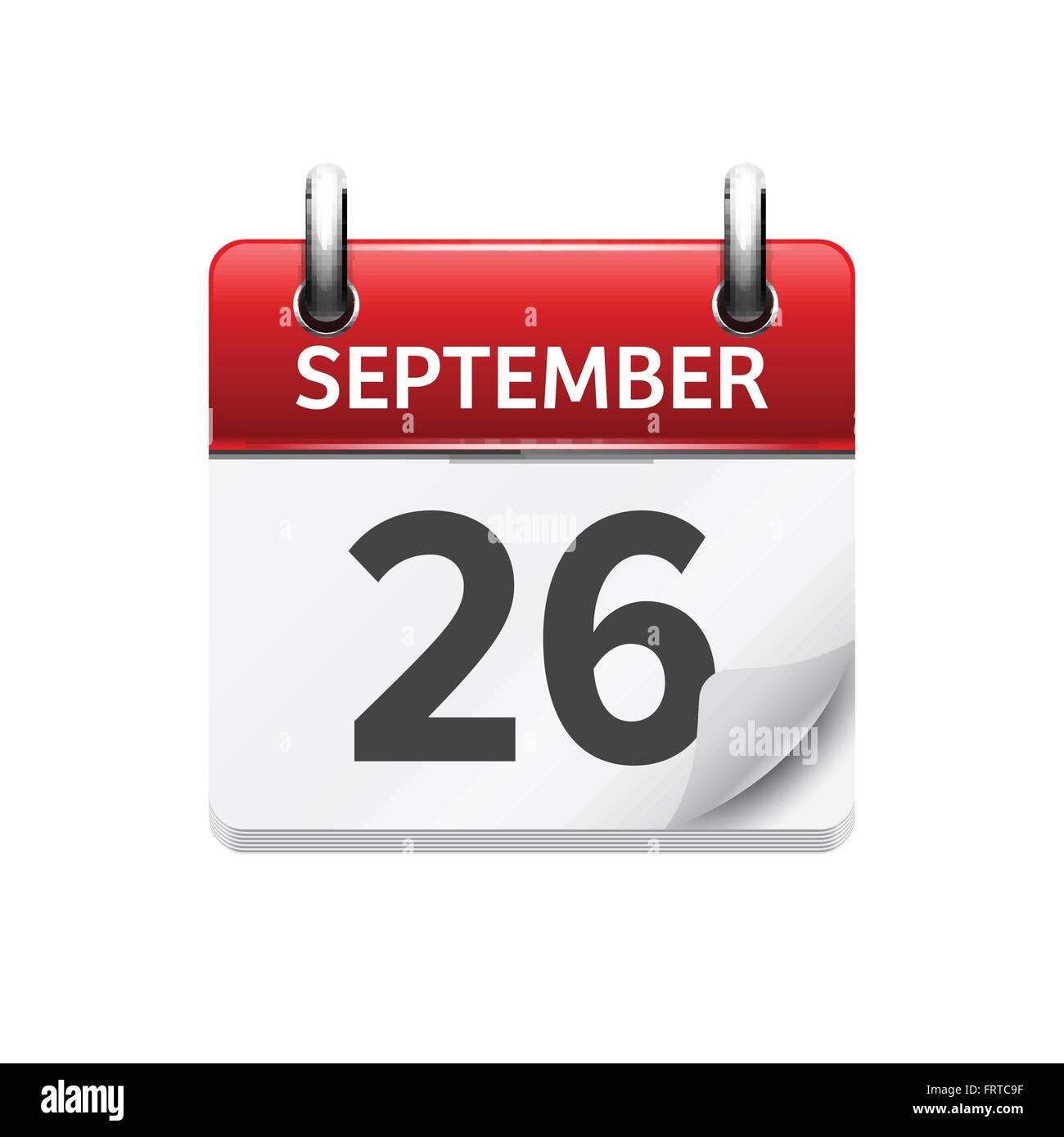 September 26 date Cut Out Stock Images & Pictures - Alamy