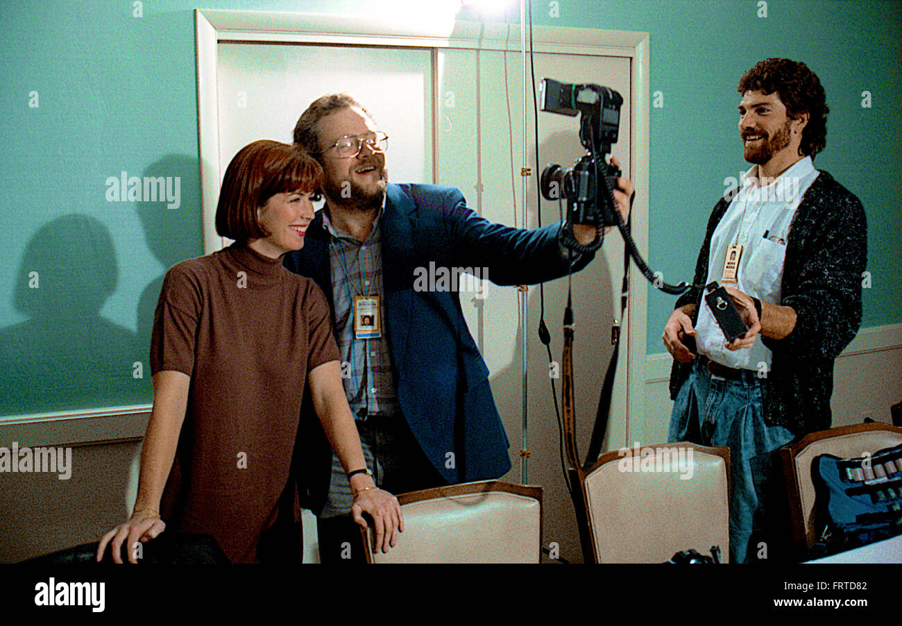 Washington Dc Usa October 1990 Dana Delany Star Of China Beach