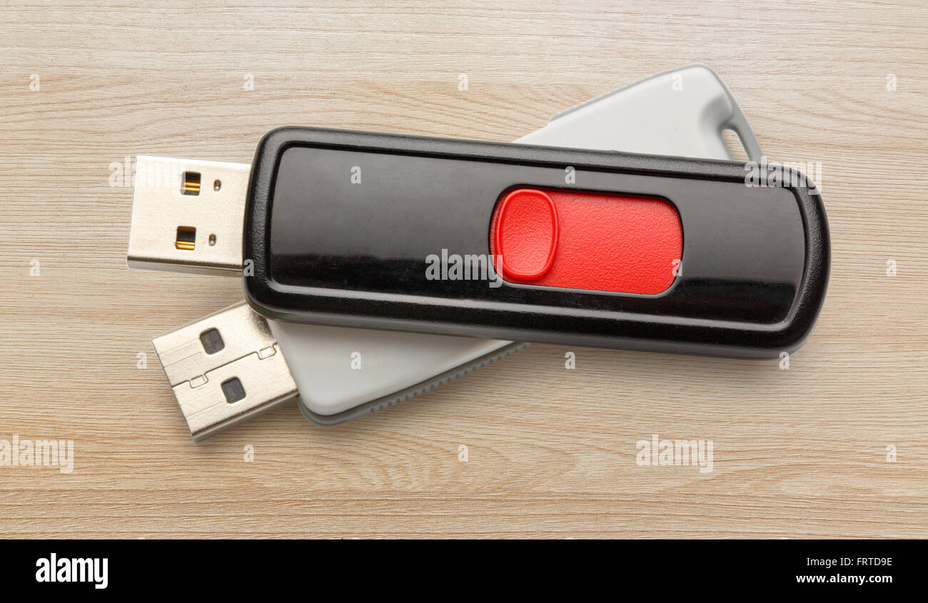 Wooden usb flash drives hi-res stock photography and images - Alamy