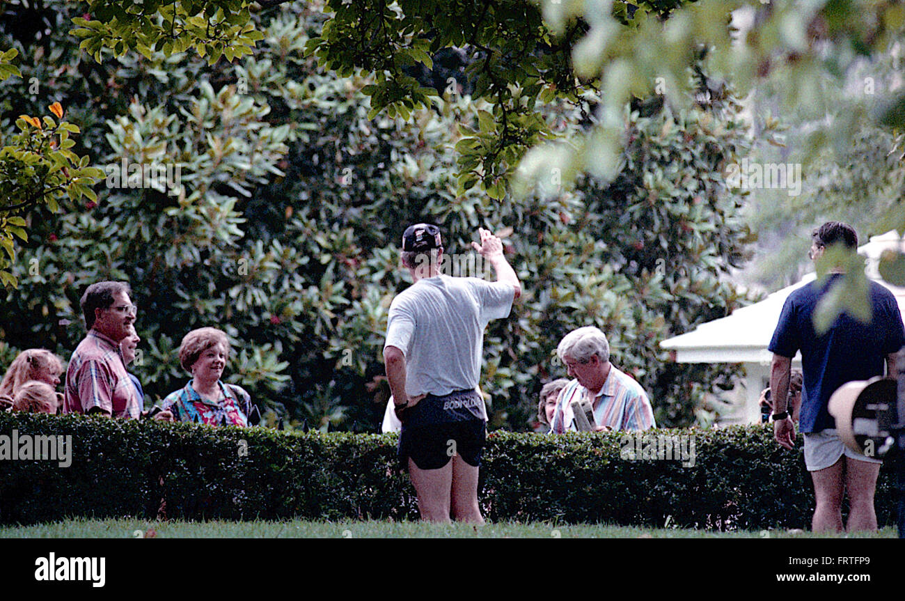 Washington, DC., USA, 4th September, 1993 President Clinton after ...