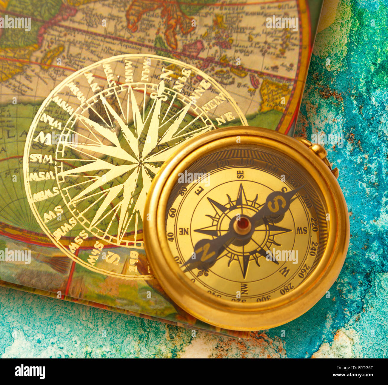 Compass for book cover hi-res stock photography and images - Alamy