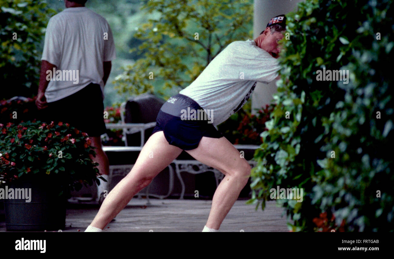 Washington, DC., USA, 4th September, 1993 President William Clinton ...