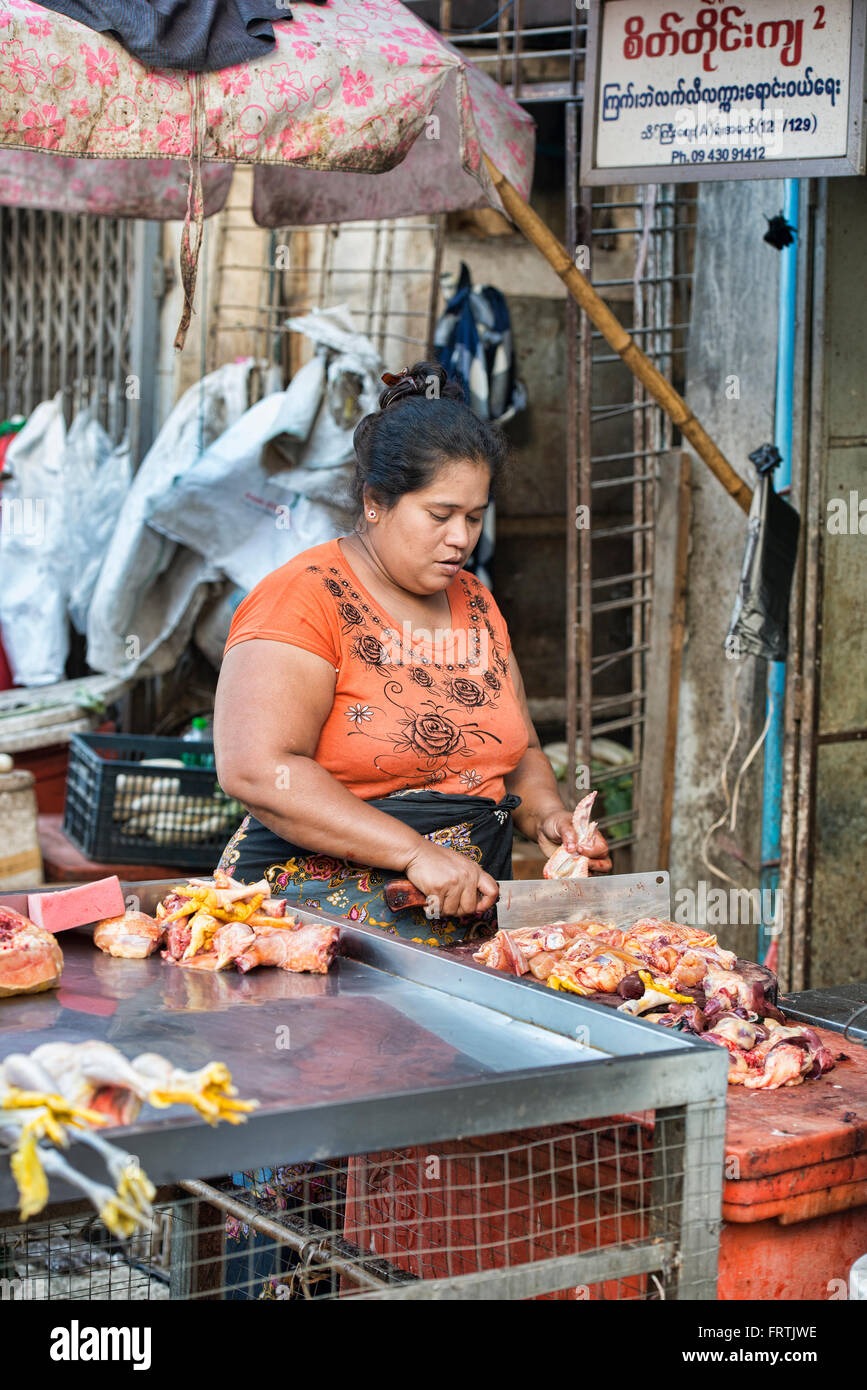 Chicken seller hi-res stock photography and images - Alamy