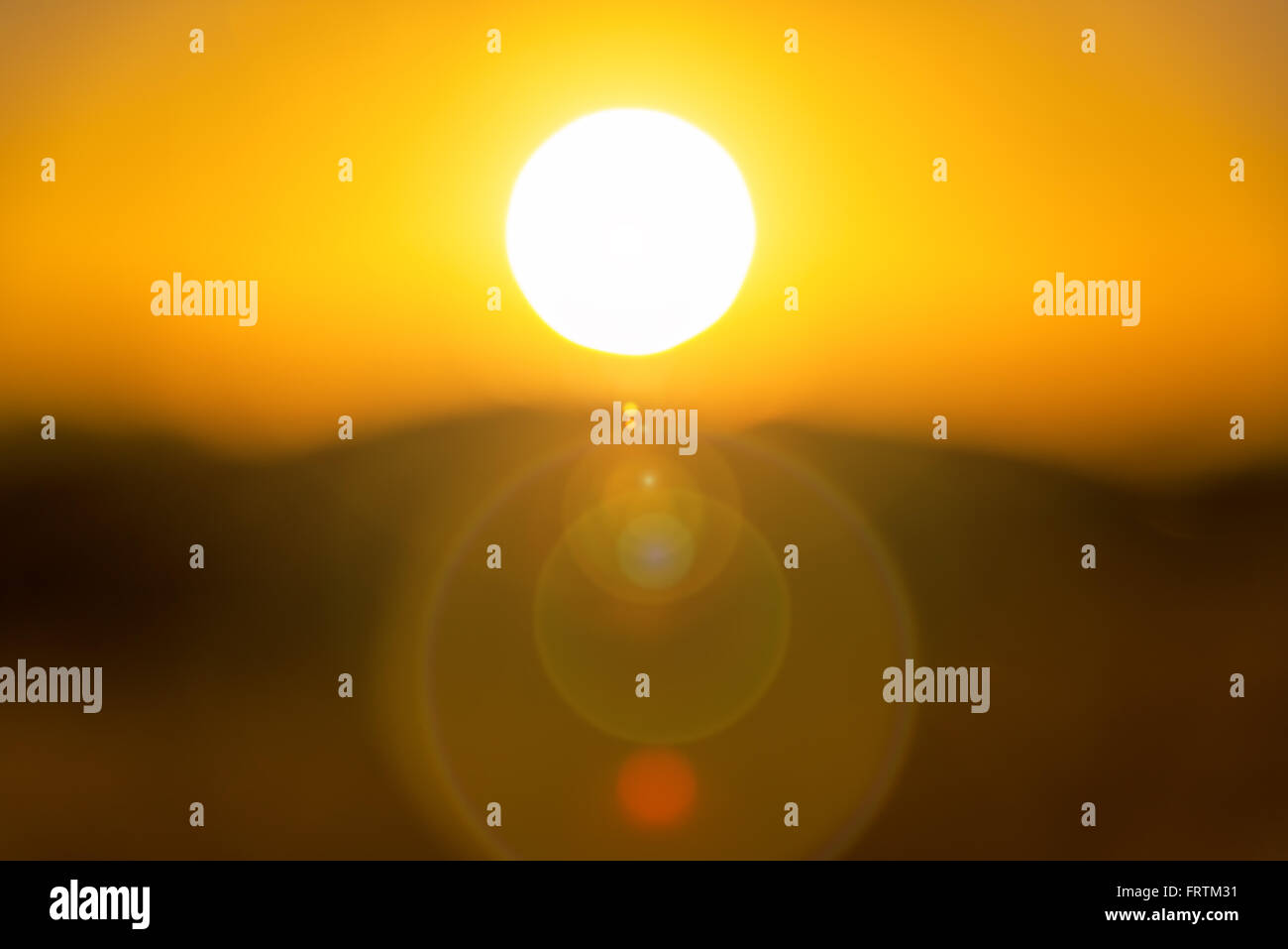 Sun with lens flare hi-res stock photography and images - Alamy