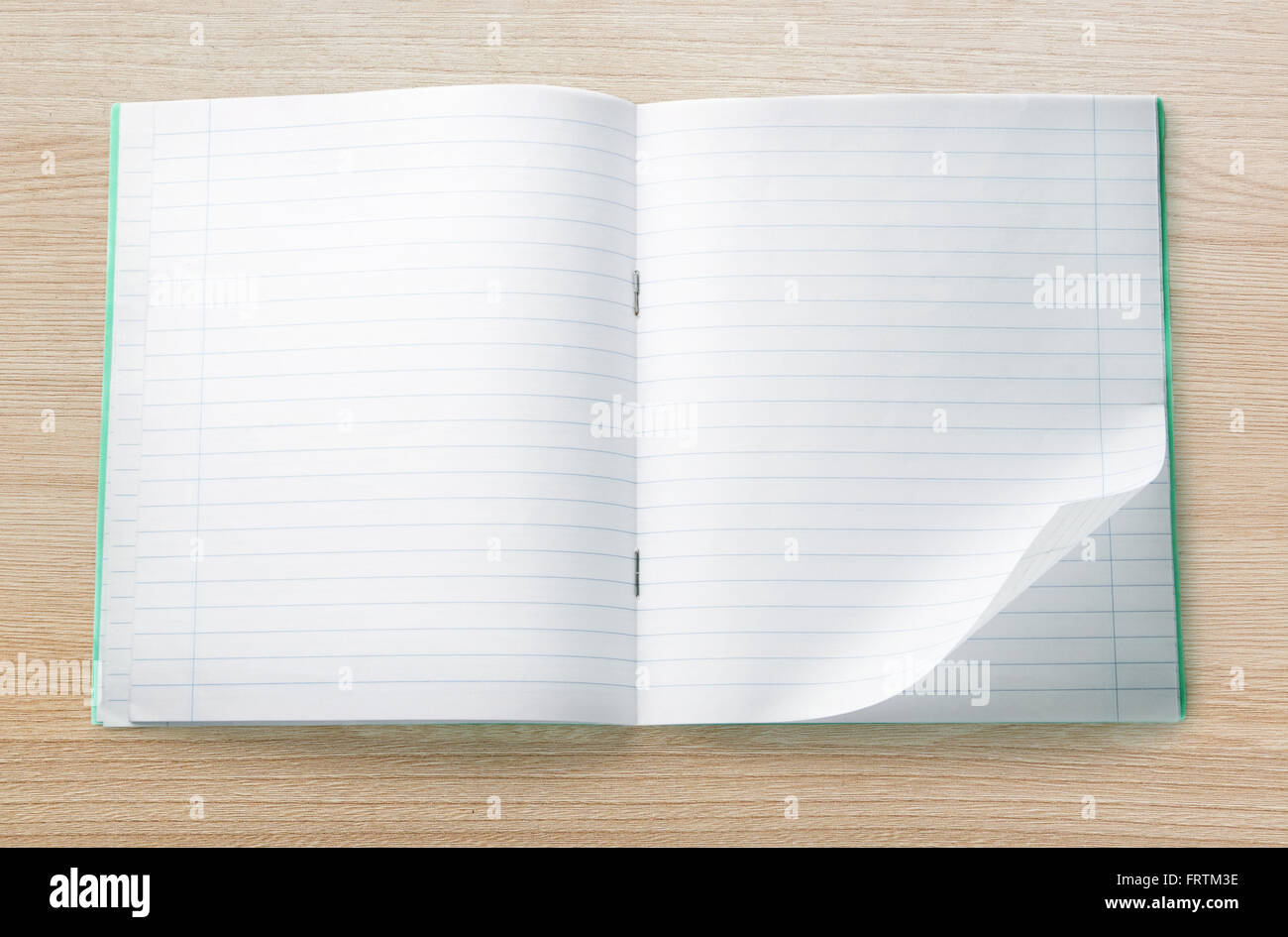 Blank opened textbook hi-res stock photography and images - Alamy