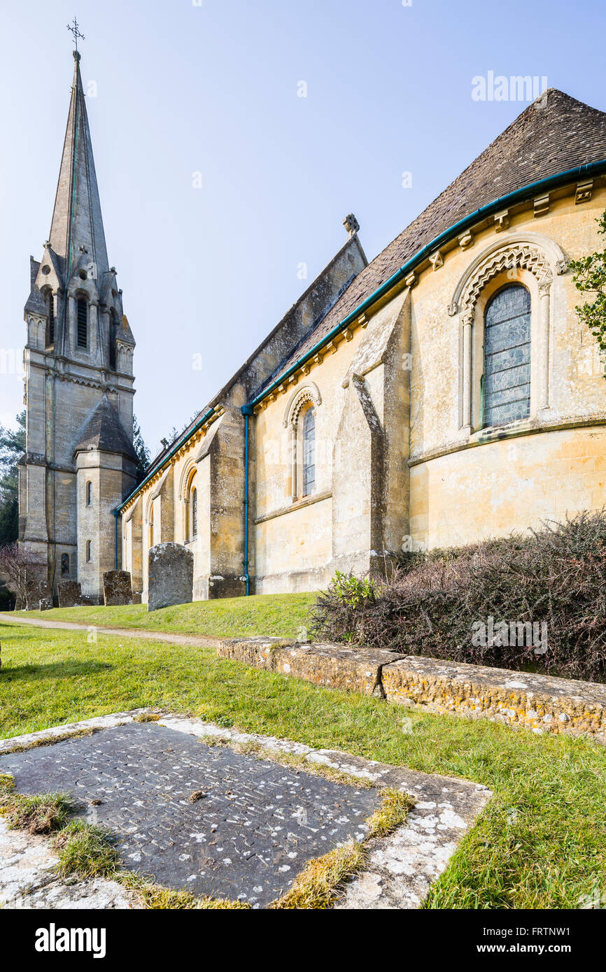 St Mary's Church Batsford Gloucestershire England UK Stock Photo - Alamy