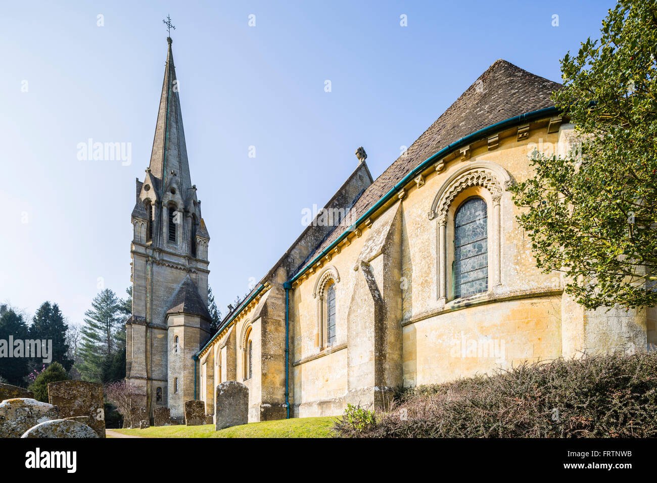 St Mary's Church Batsford Gloucestershire England UK Stock Photo - Alamy