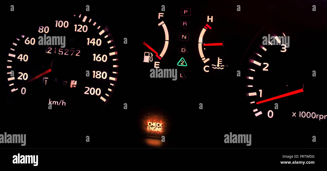 Engine indicators hi-res stock photography and images - Alamy