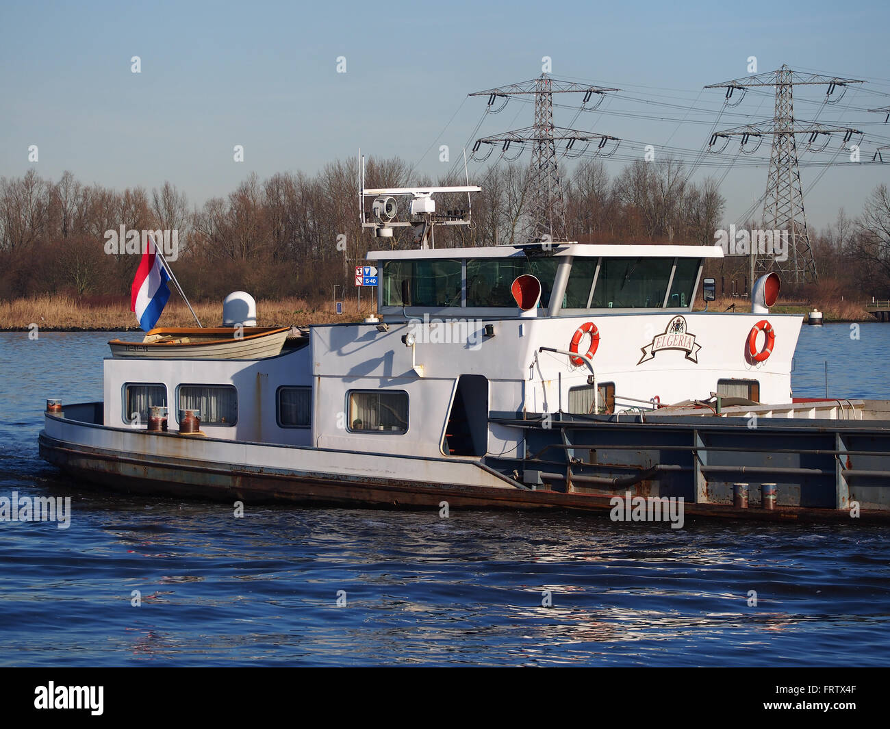 Elgeria, a 1905-built ship operating under ENI 02313453, seen on the ...