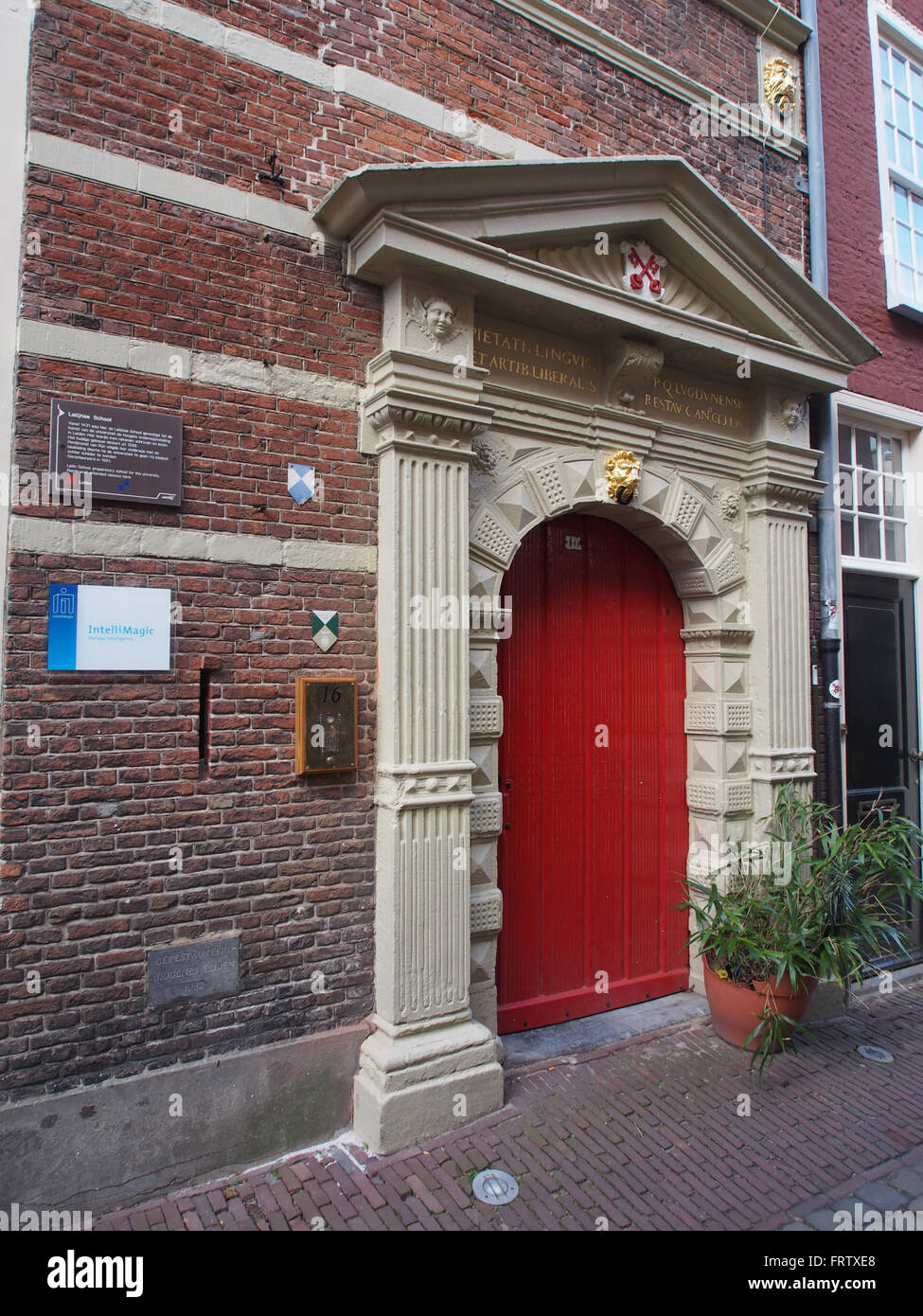 Latijnse School in Leiden, located on Lokhorststraat 16, is an iconic ...