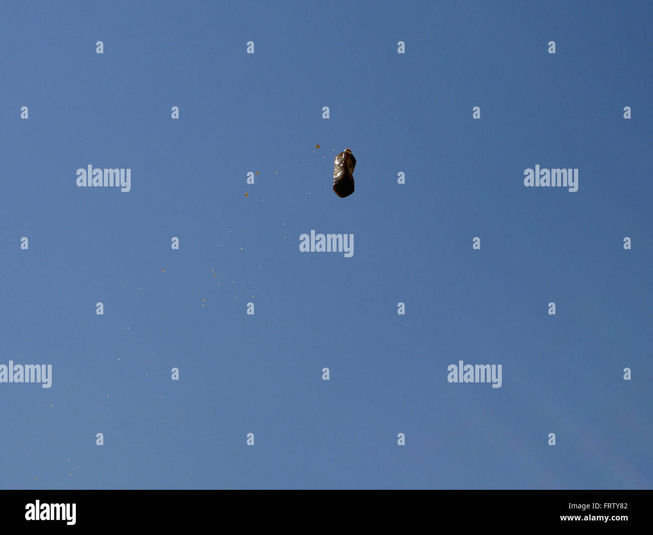 Flying Bottle 2, an artistic piece depicting a flying bottle, often ...