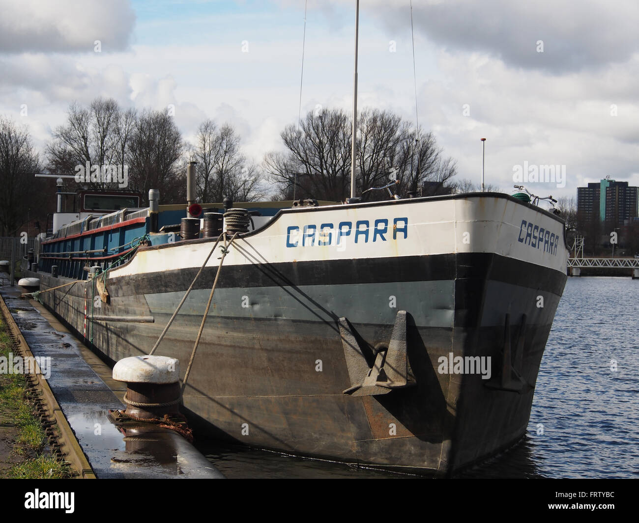 Caspara (ship, 1957) Port of Amsterdam Stock Photo - Alamy