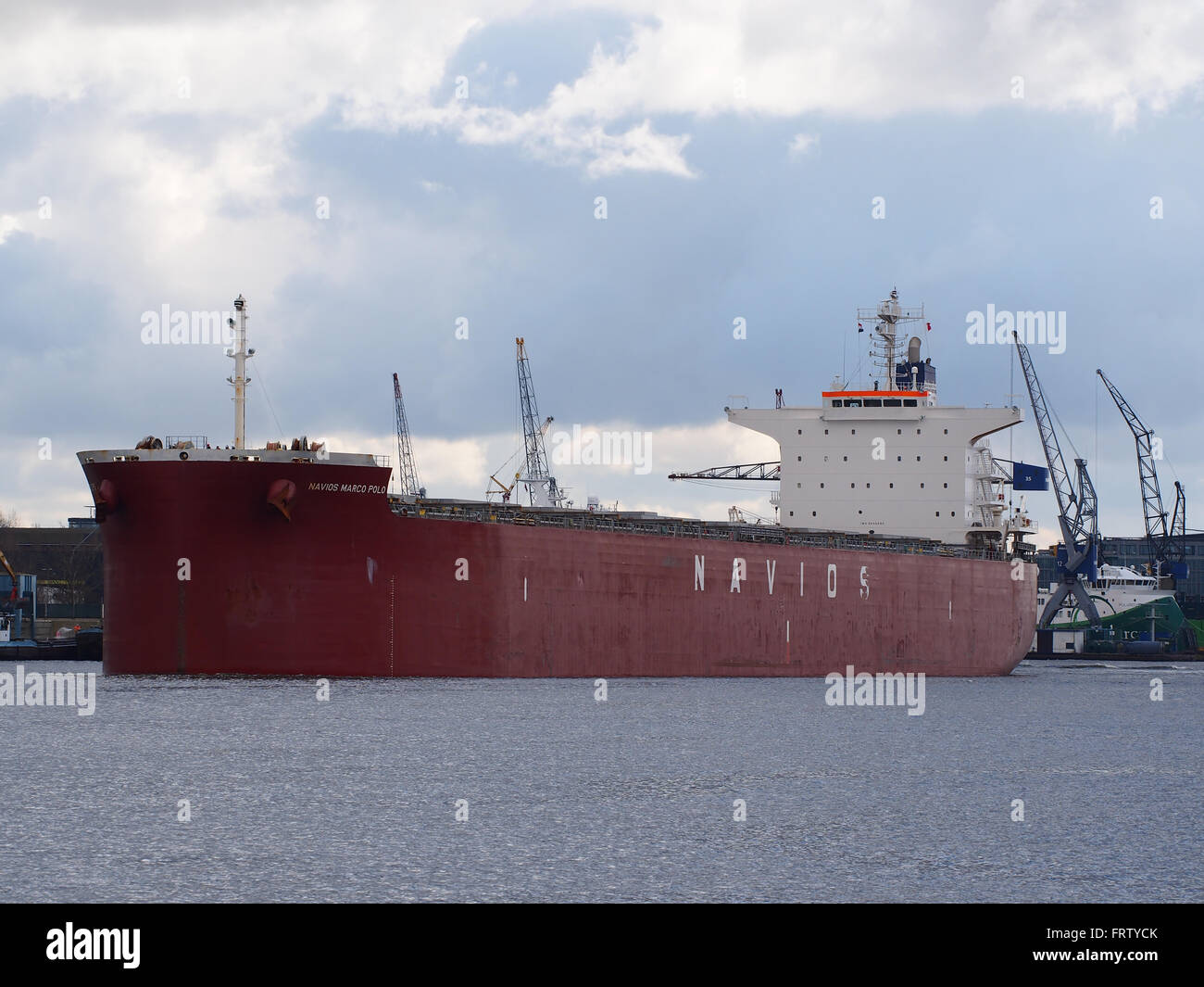 The Navios Marco Polo, a vessel registered under IMO number 9454280, is ...