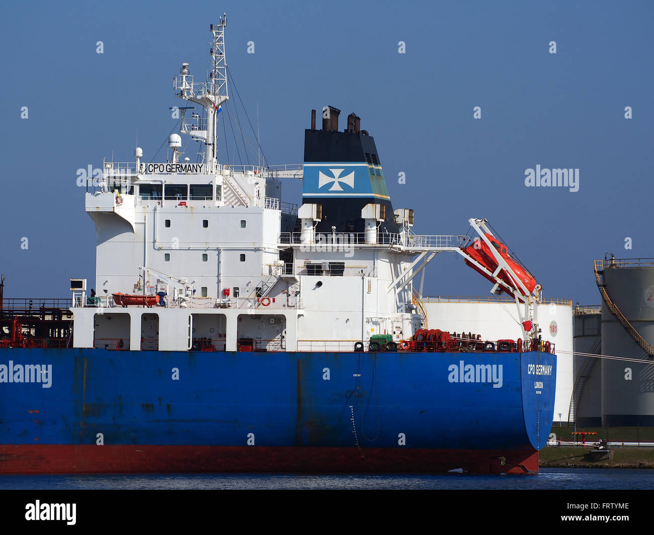 CPO Germany, a ship built in 2008 with IMO number 9353096, docked at ...