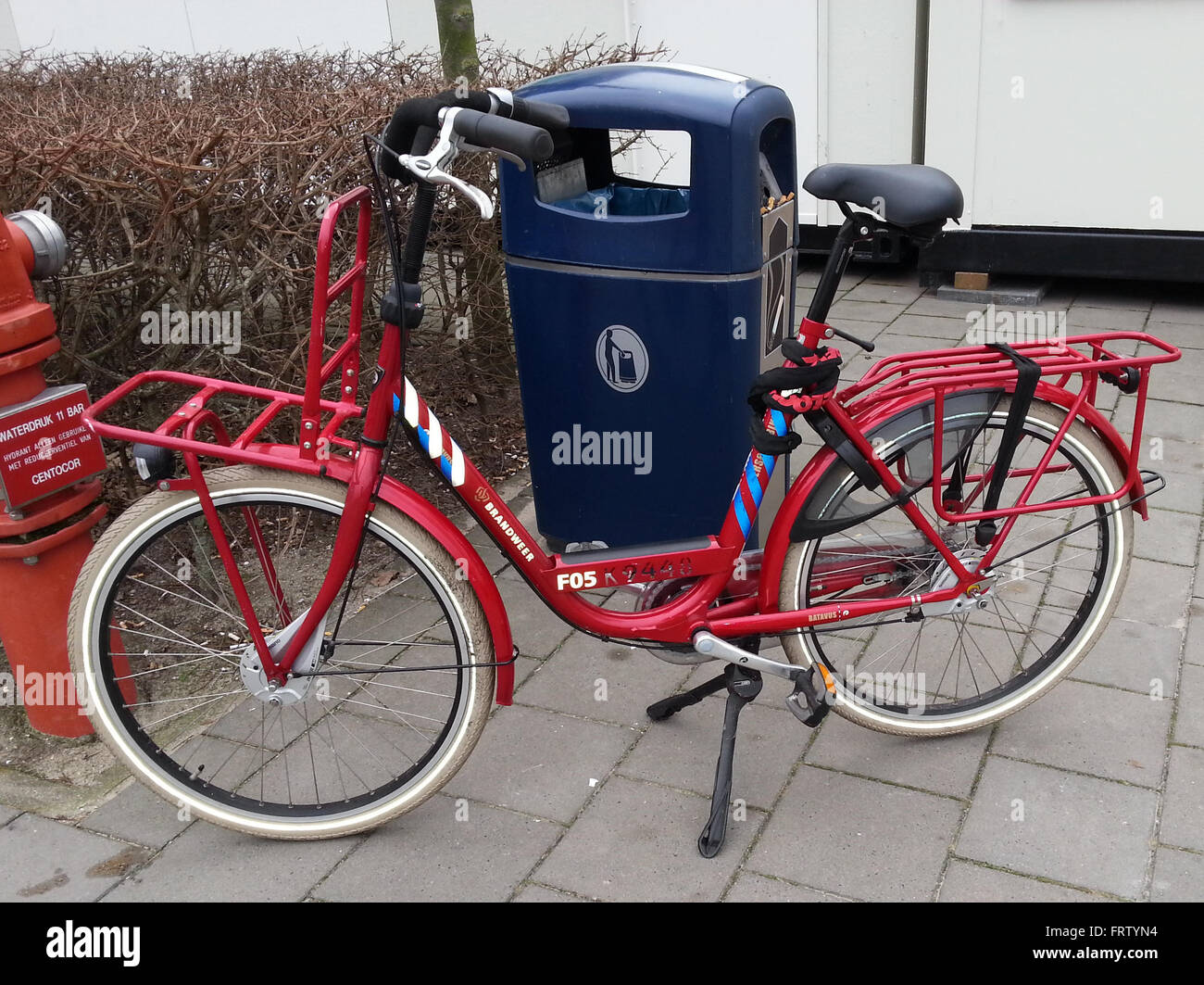 The Brandweer Firebike Unit F05 is a specialized fire-fighting bicycle ...