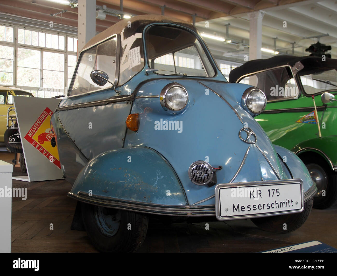 The 1953 Messerschmitt KR 175, also known as the FK 175, is a microcar ...