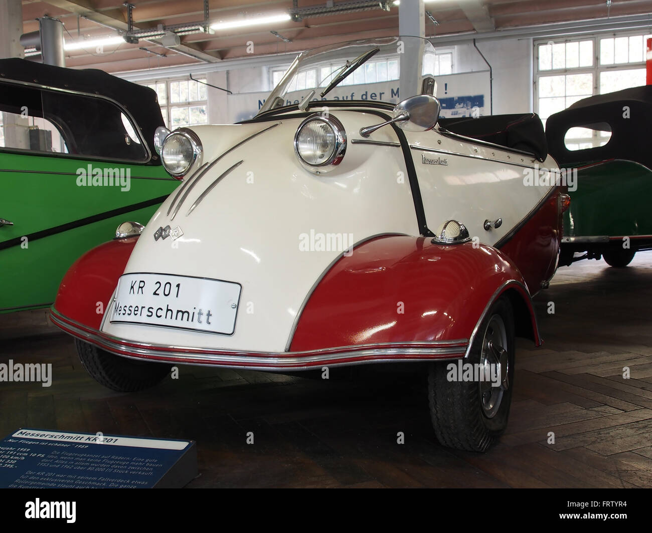 1959 Messerschmitt KR201, a German microcar with a 191cc 10hp engine ...