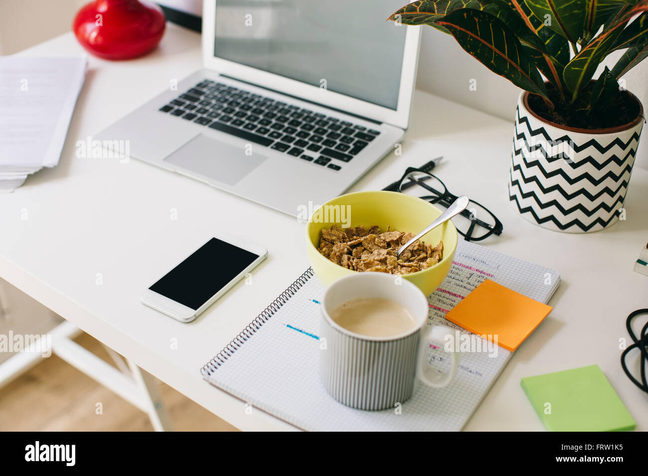 Workplace at home office Stock Photo - Alamy