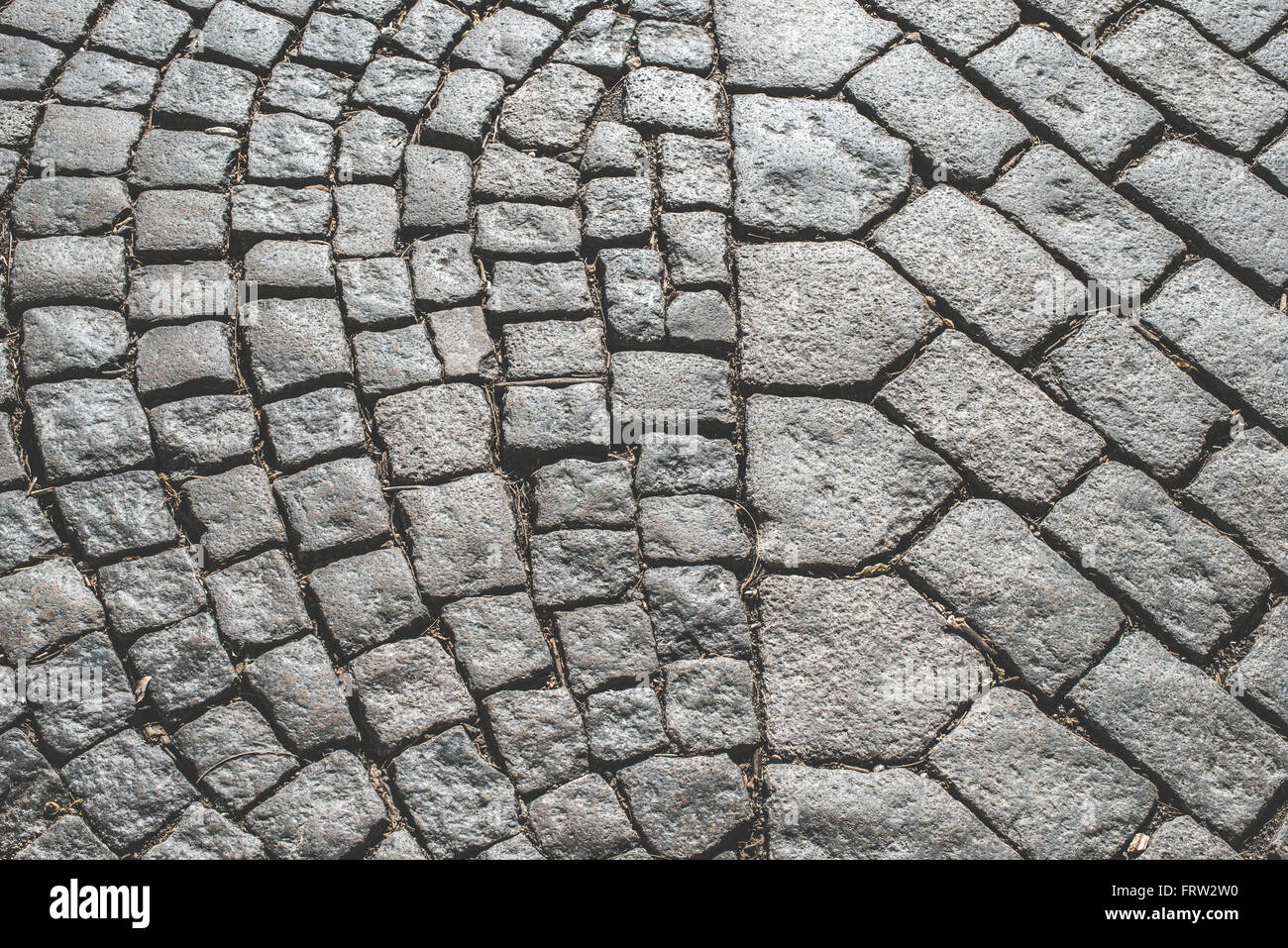 View of cobblestone pavement hi-res stock photography and images - Alamy