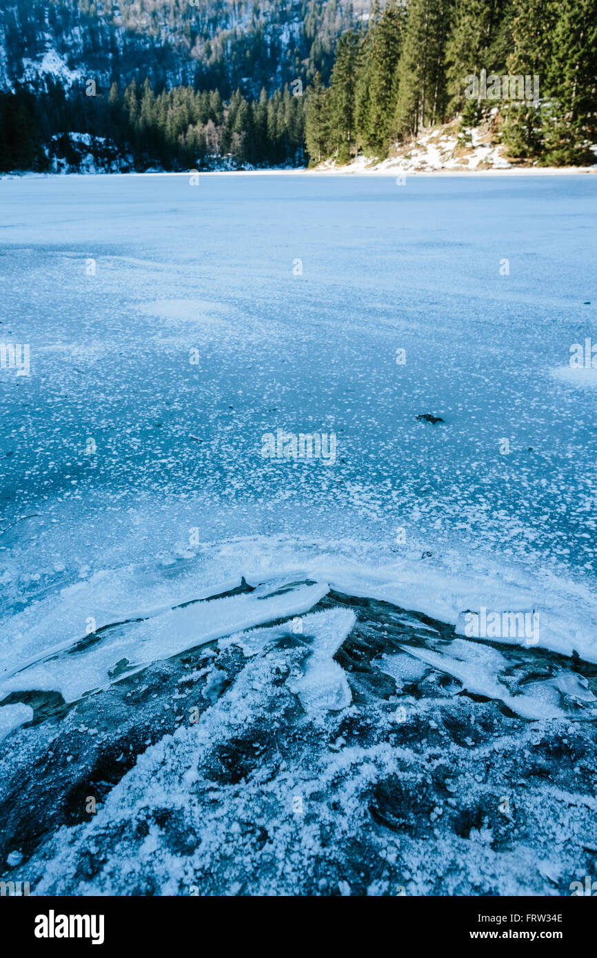 Frozen lake forest hi-res stock photography and images - Alamy