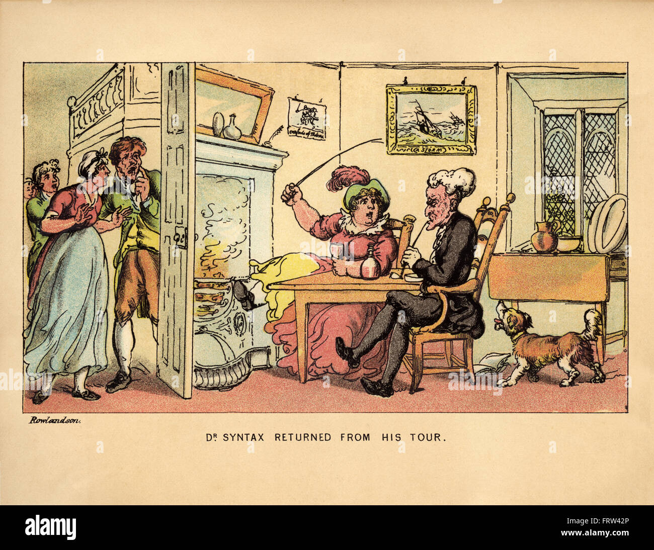 The tour of dr syntax in search of the picturesque hi-res stock ...