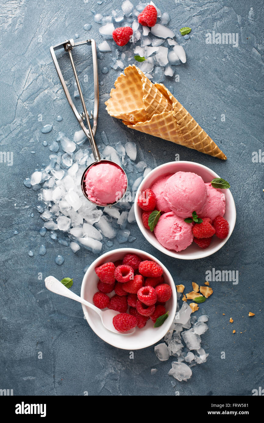 Overhead Ice Cream High Resolution Stock Photography and Images - Alamy