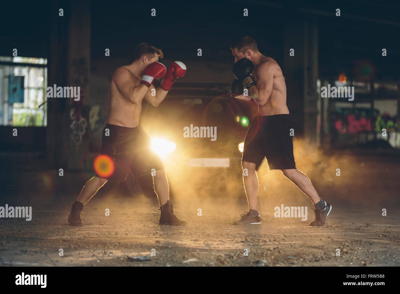 Factory fighting hi-res stock photography and images - Alamy