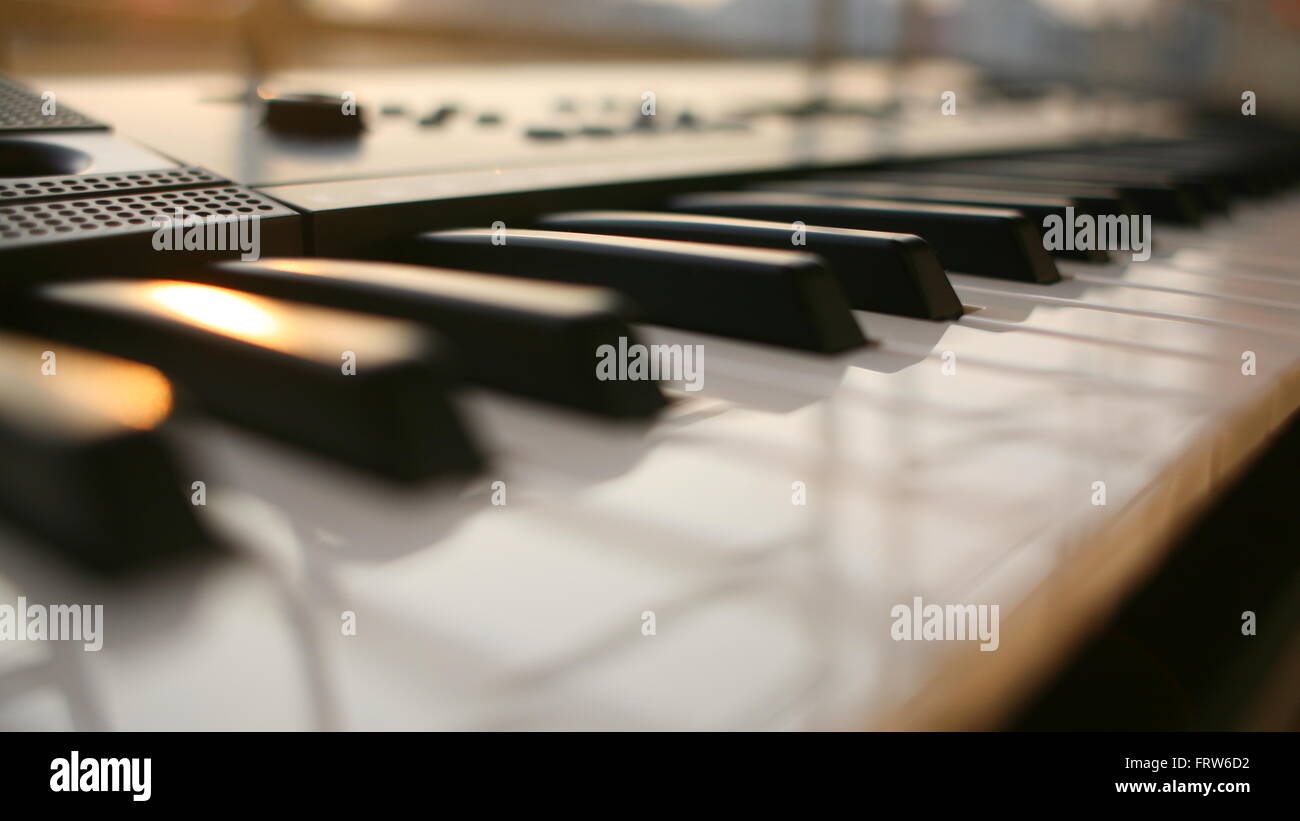 Digital keyboard photo close hi-res stock photography and images - Alamy