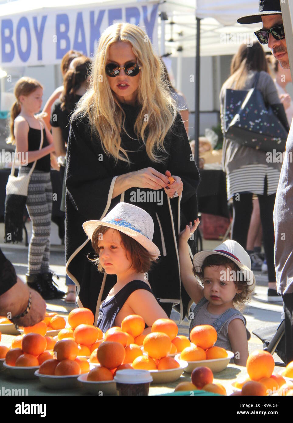 Rachel Zoe and husband Rodger Berman take their two sons, Skyler and ...