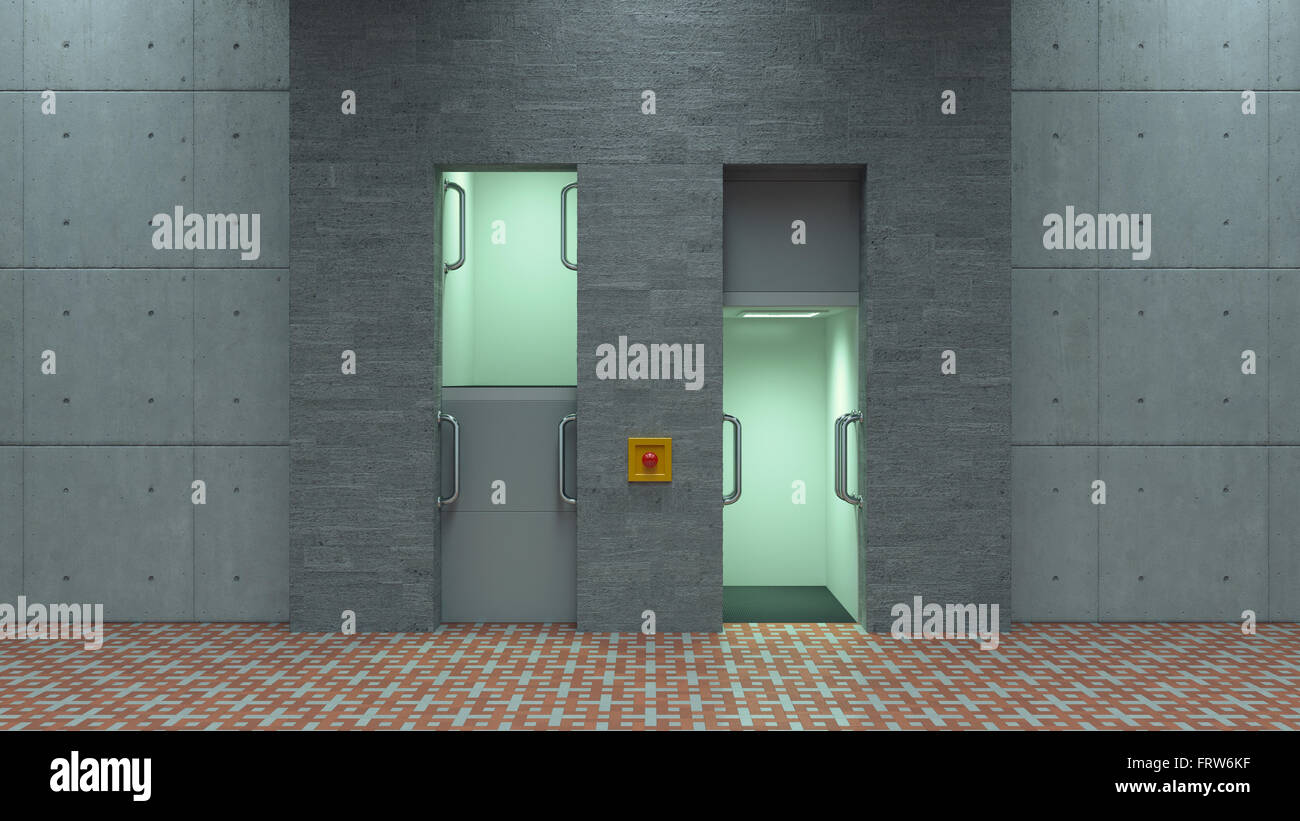 Paternoster lift hi-res stock photography and images - Alamy