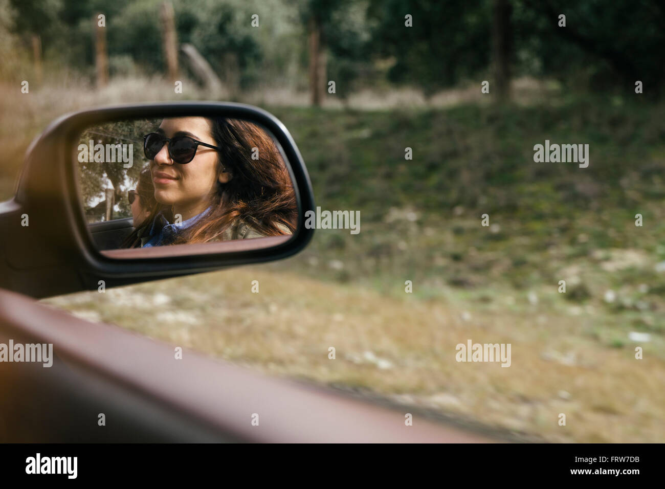 Drivers reflection in mirror hi-res stock photography and images - Alamy