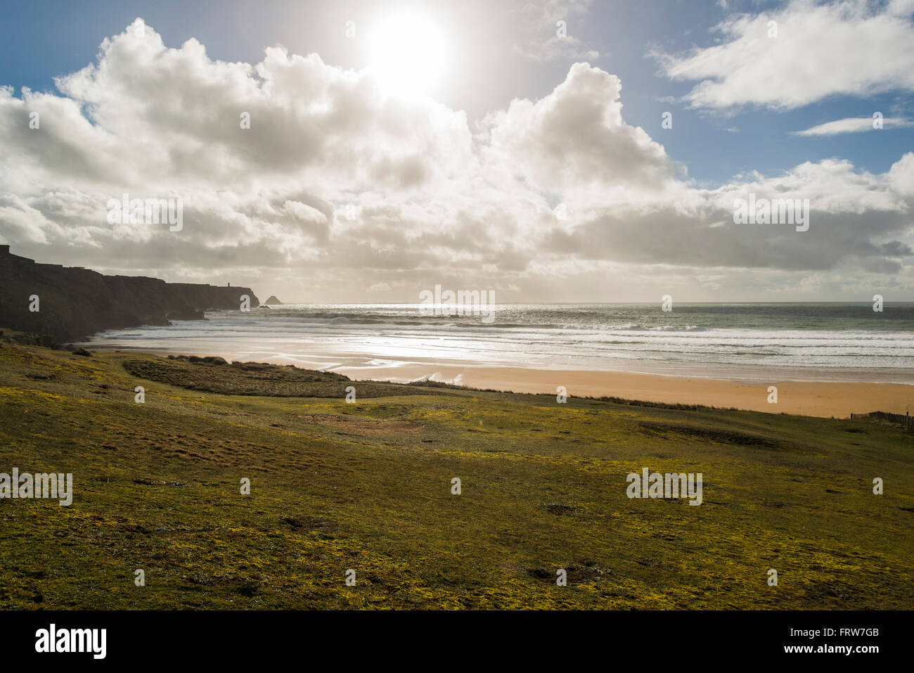 France, Bretagne, Finistere, Crozon peninsula, coastal landscape in ...