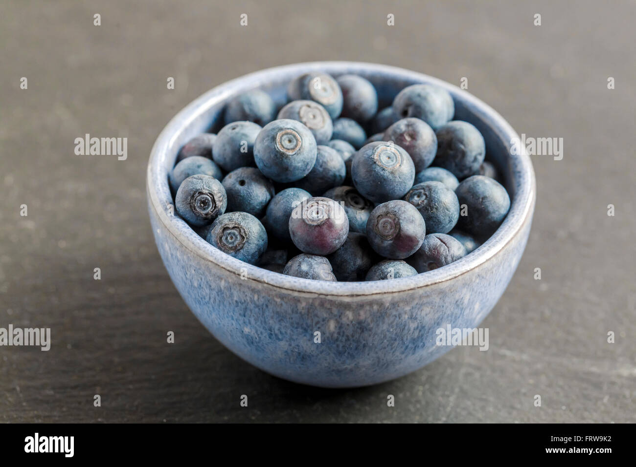 Bowl of blueberries Stock Photo - Alamy