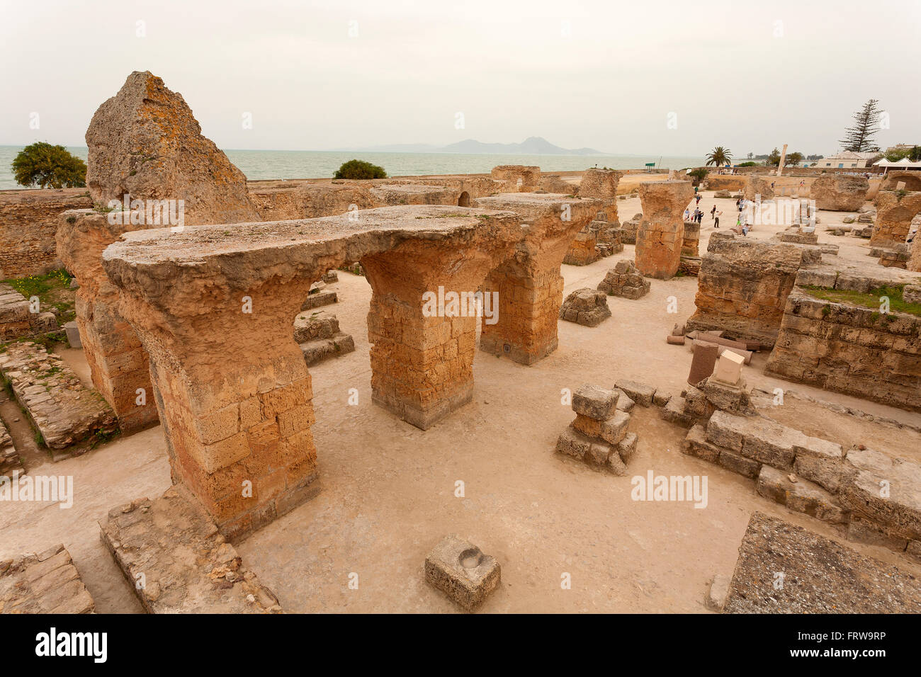 Tunisia, Archaeological Site of Carthage Stock Photo - Alamy