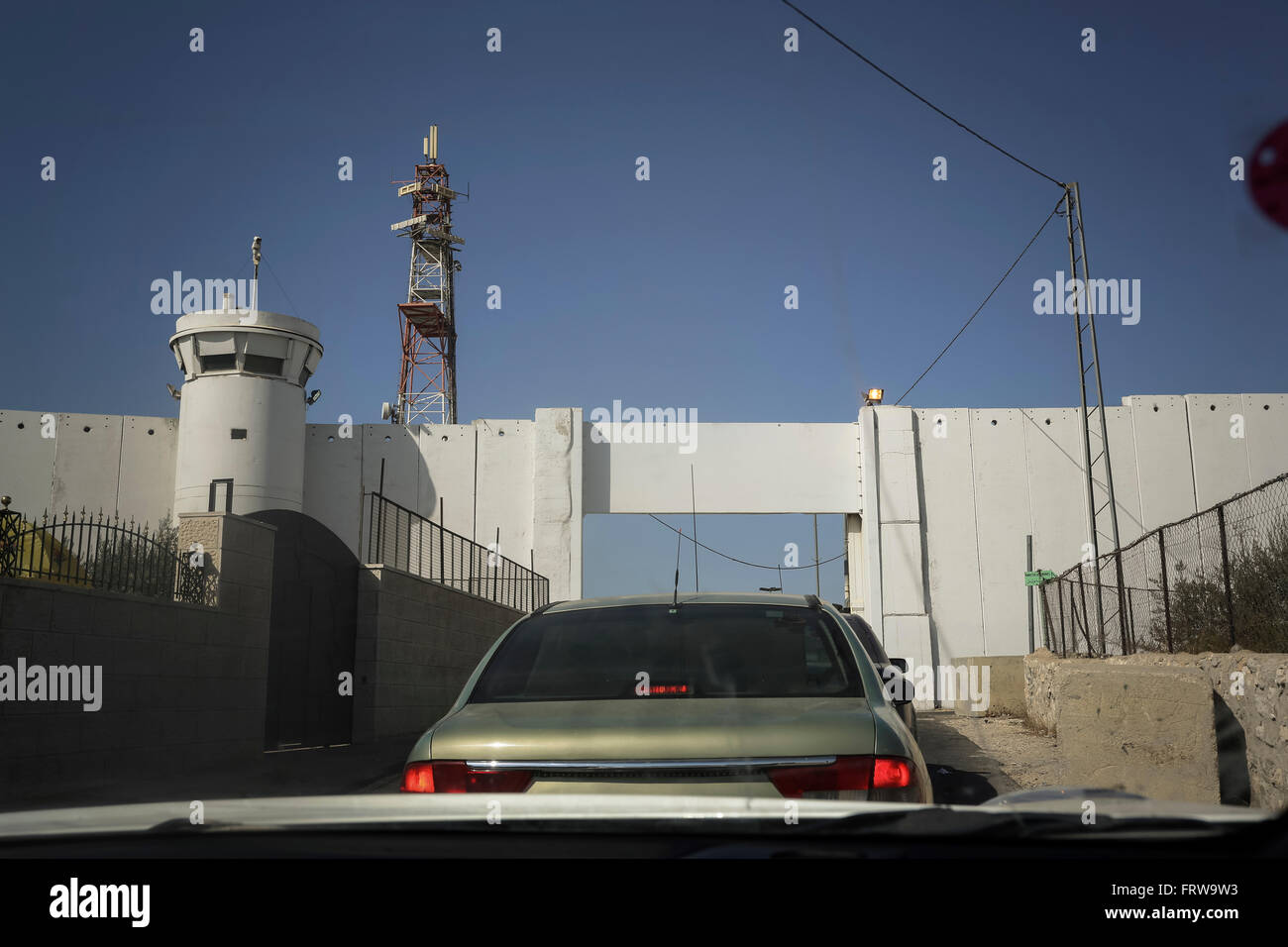 Palestine, West Bank, Bethlehem, border to Israel Stock Photo - Alamy