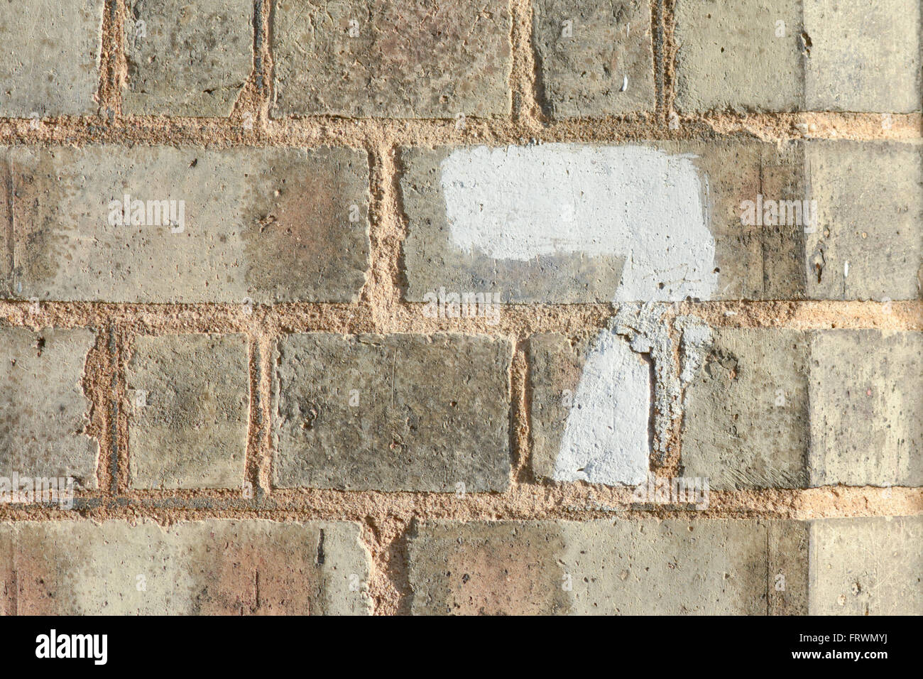 House Number 7 sign painted on wall Stock Photo - Alamy