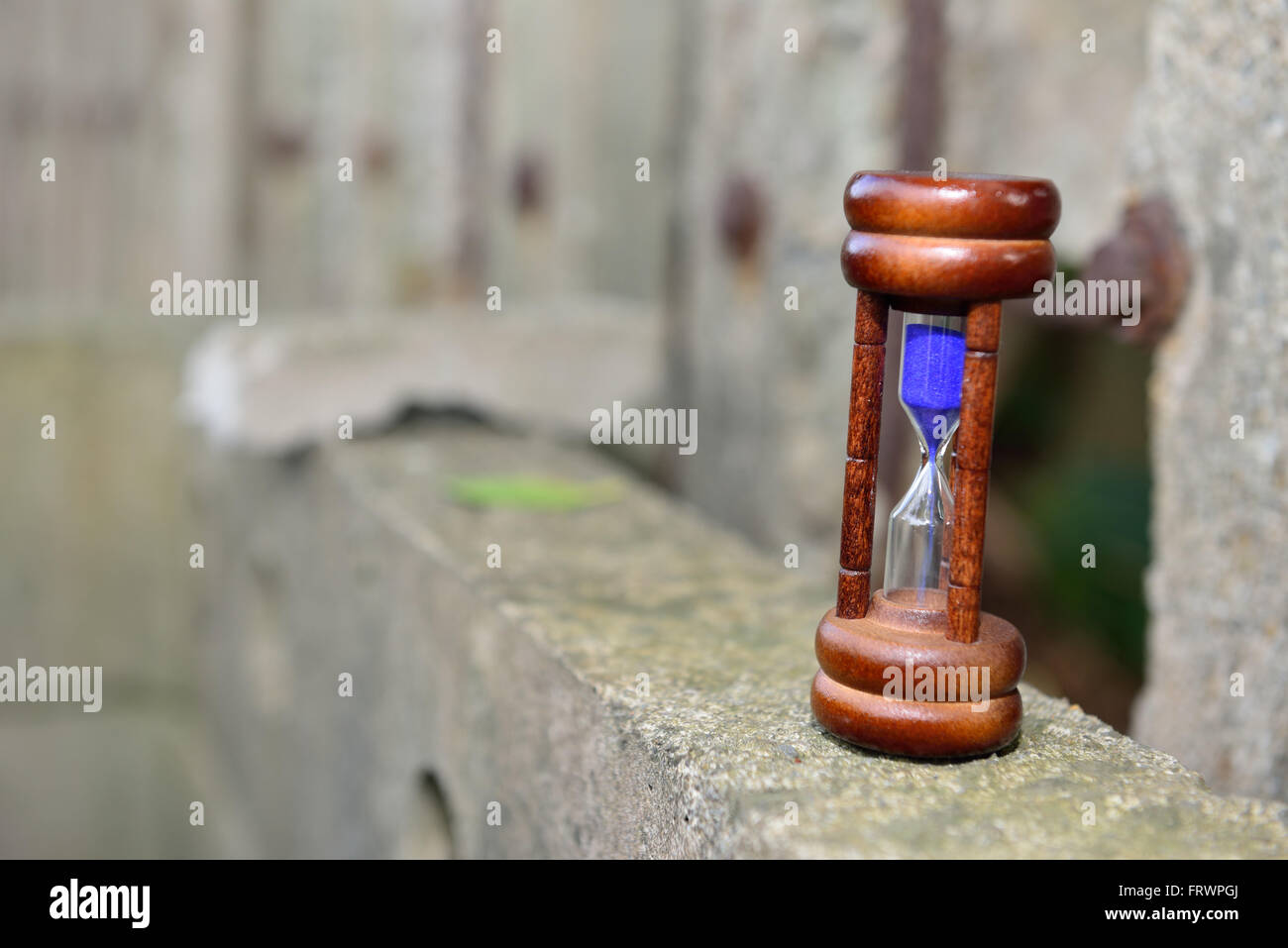 Hourglass little bit of time, like a little bit of time elapsed Stock ...