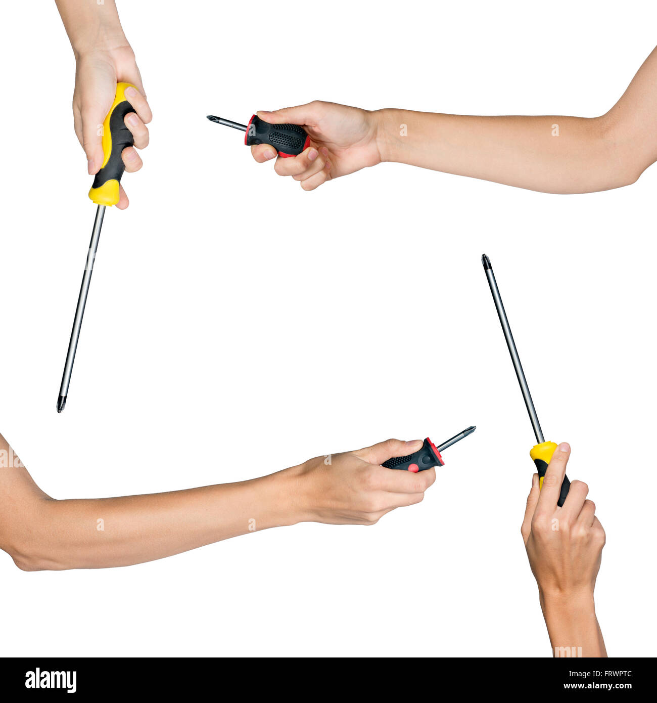 Set of human hands Stock Photo - Alamy