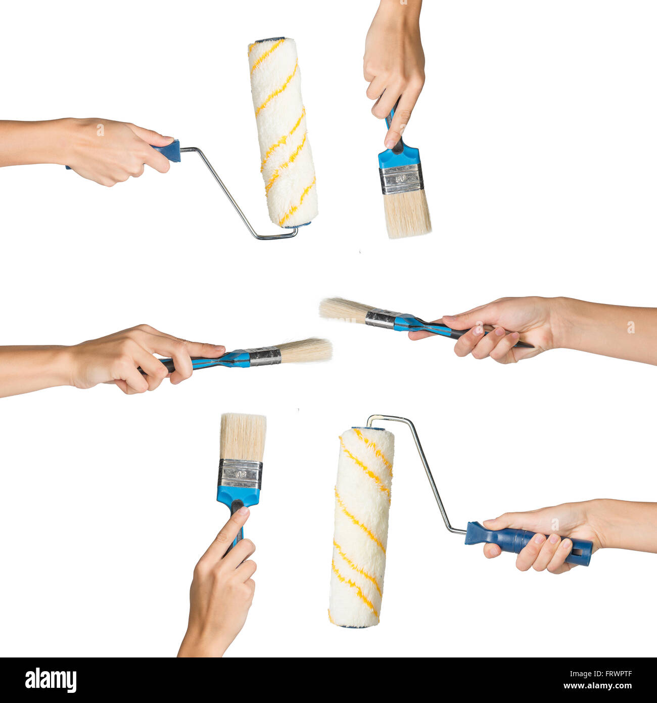 Set of human hands Stock Photo - Alamy