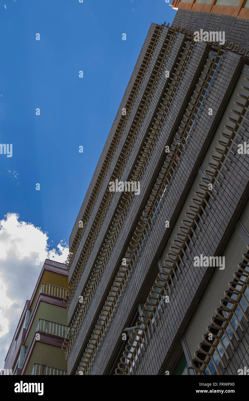 Building facade of randomly selected vertical and horizontal Stock ...