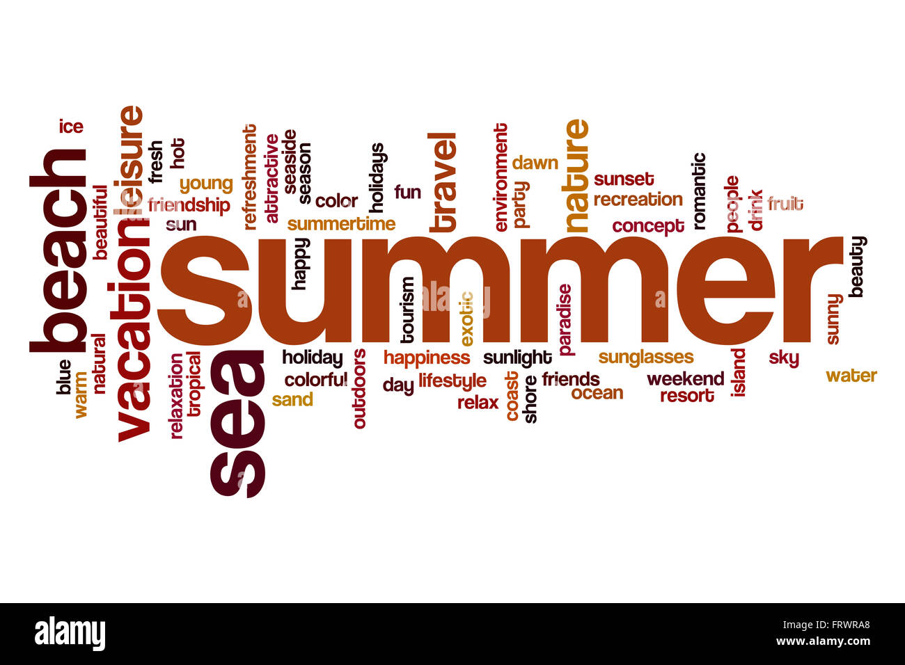 Summer tropical beach party Cut Out Stock Images & Pictures - Alamy