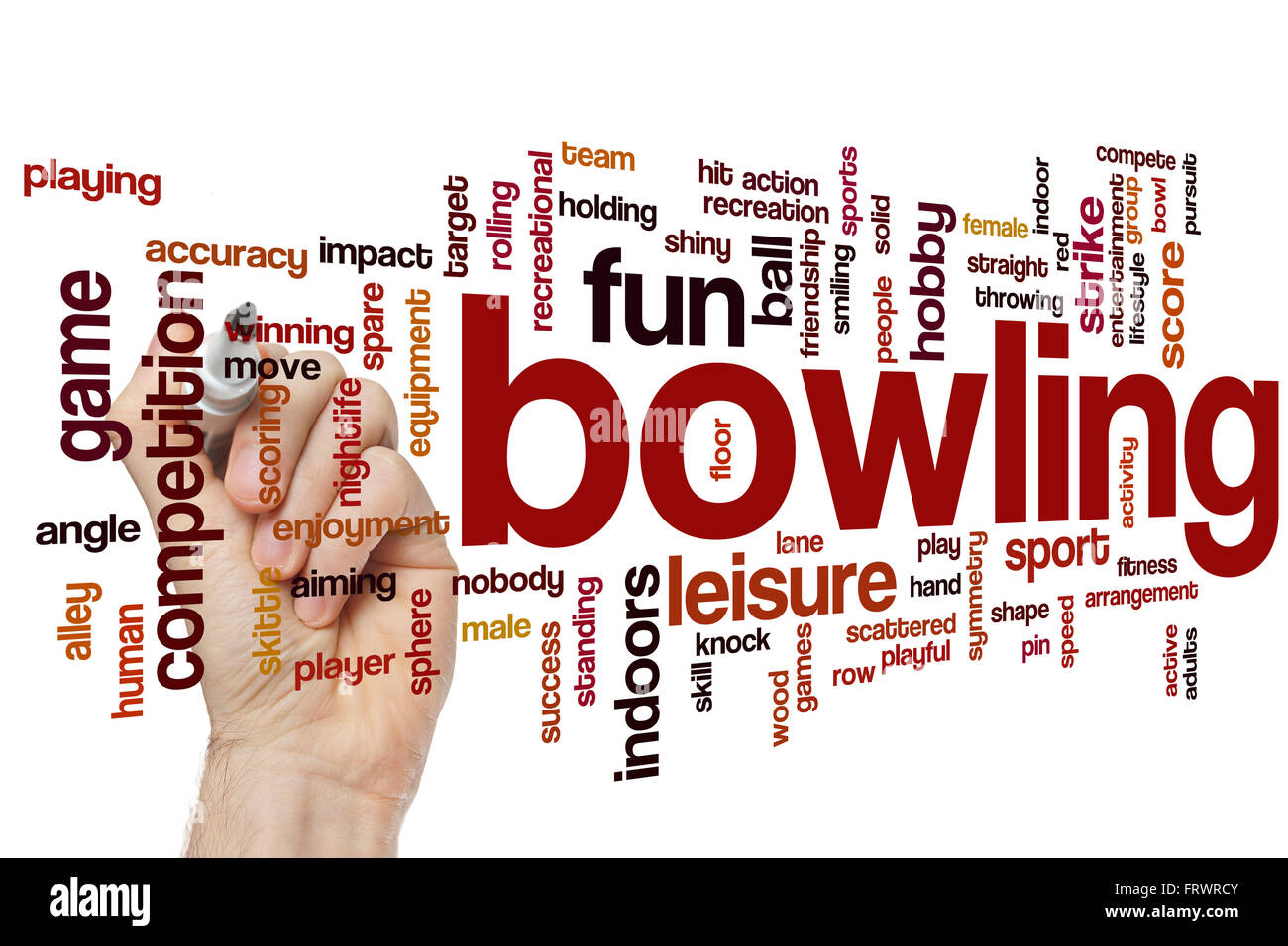 Bowling word hi-res stock photography and images - Alamy
