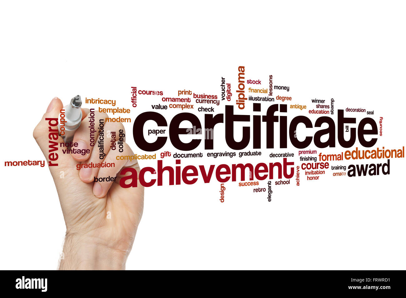 Certificate template design hi-res stock photography and images - Alamy