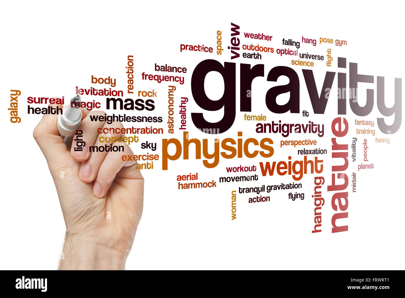 Gravity Word High Resolution Stock Photography and Images - Alamy