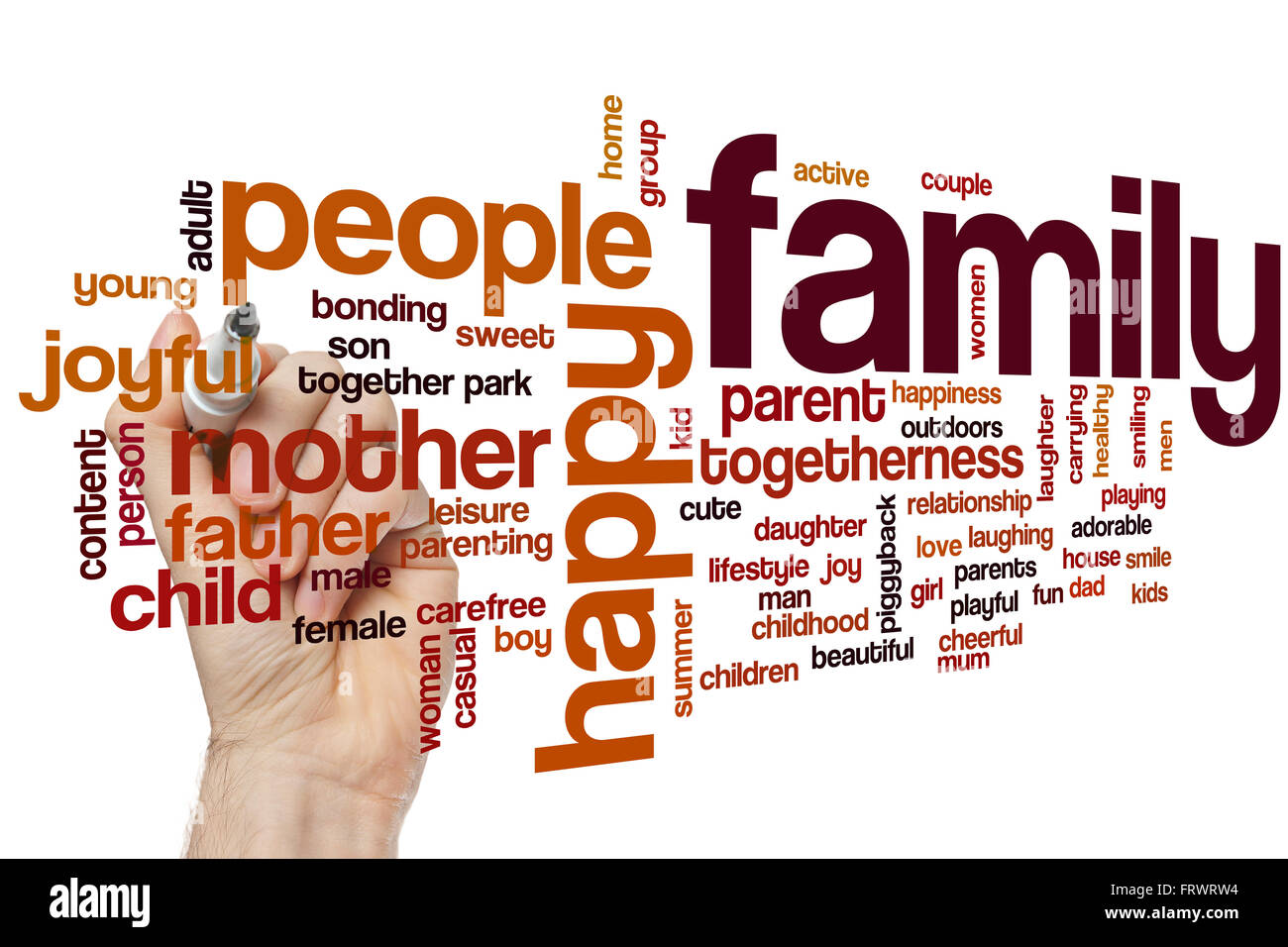 Father word cloud hi-res stock photography and images - Alamy